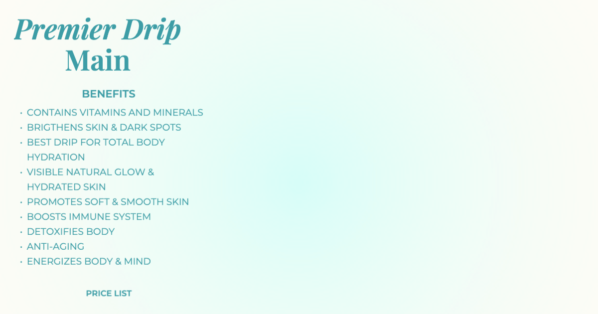 Premier Drip Main