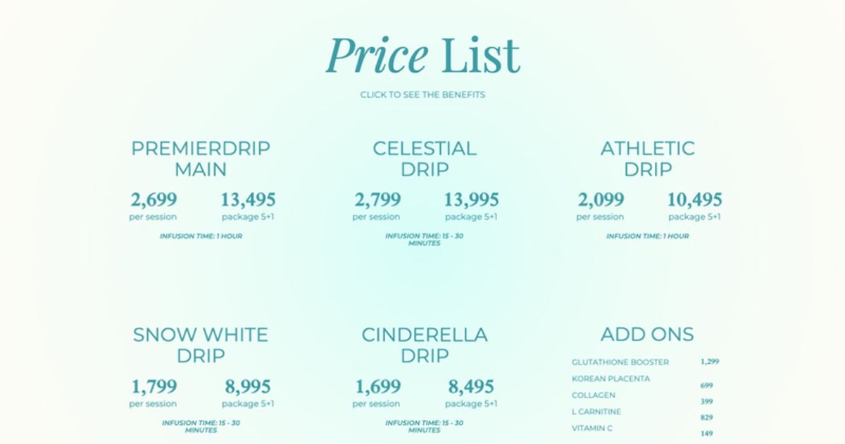 Price List